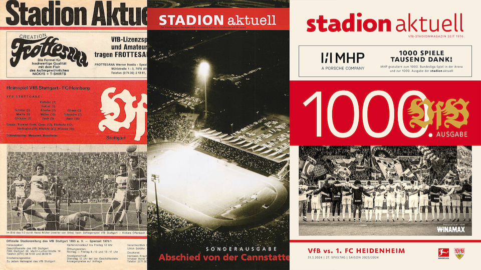 VfB Stuttgart | stadion aktuell: 1000. Ausgabe