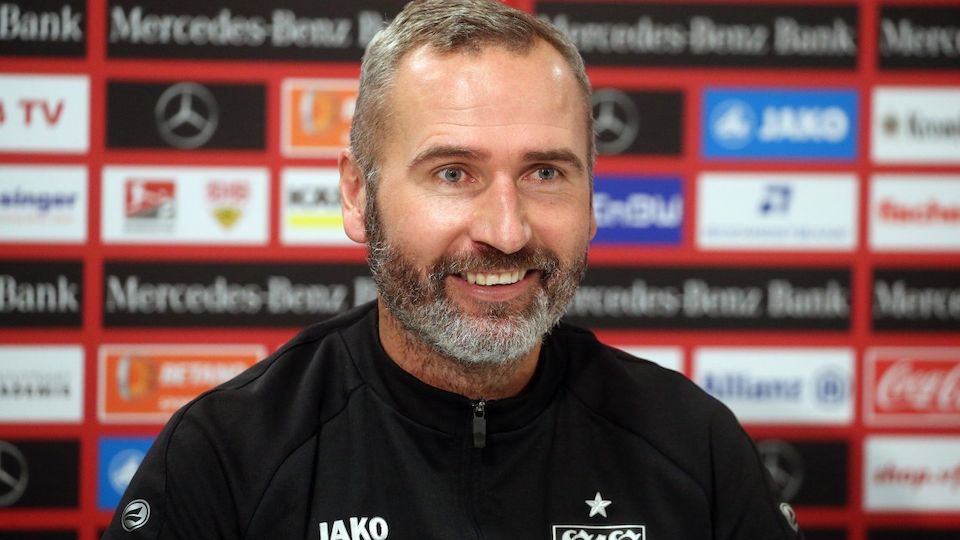 VfB Stuttgart | Tim Walter vor dem Derby VfB Stuttgart-Karlsruher SC