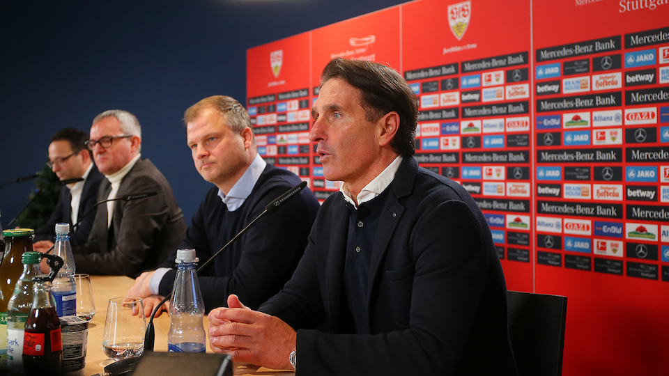 VfB Stuttgart | Pressekonferenz Fabian Wohlgemuth und Bruno Labbadia